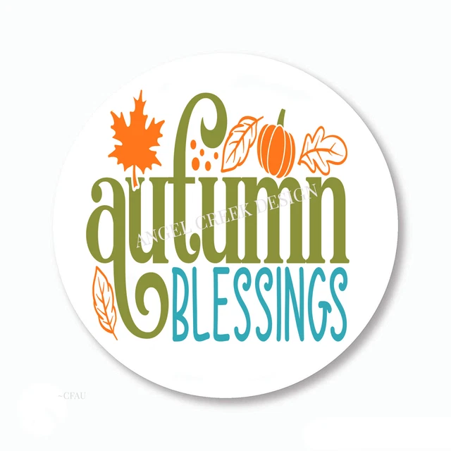 DOPASTICKER Autumn Blessings Scrapbook Stickers Autumn Phone Decal ...