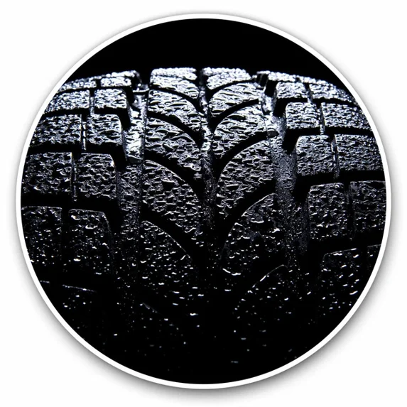 DOPASTICKER Awesome Car Tire Automobile Cool Gift Decorative Laptop ...