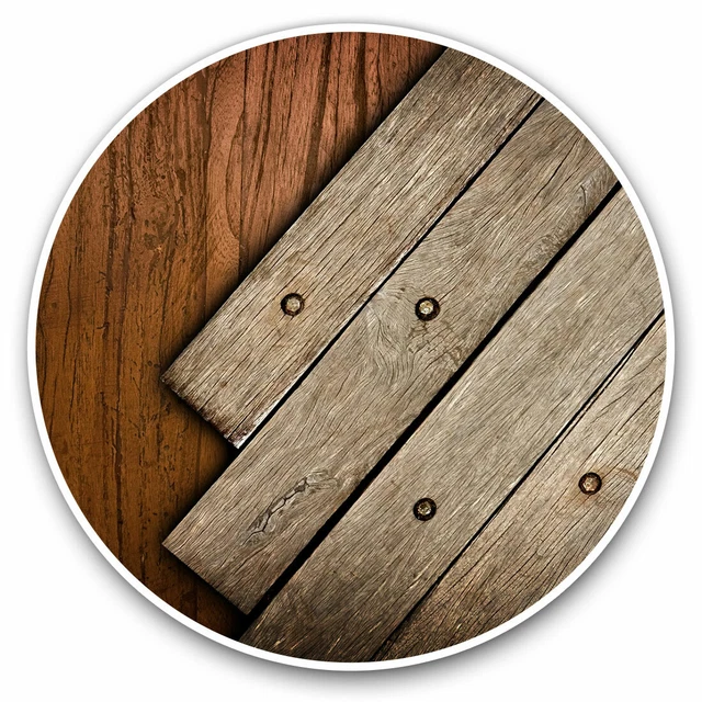 DOPASTICKER Awesome Wood Planks Wooden Cool Gift Decorative Laptop ...