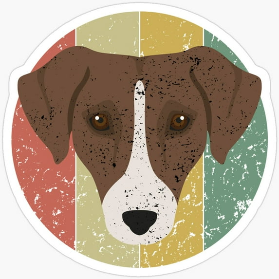DOPASTICKER Azawakh Dog Breed Rescue Puppies, Retro Design Gift Sticker ...