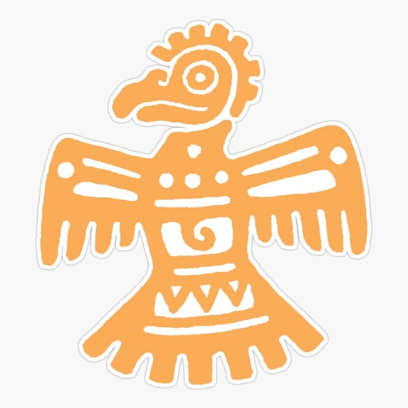 DOPASTICKER Aztec Eagle Sticker, Phone Sticker Water Bottle Sticker Car ...