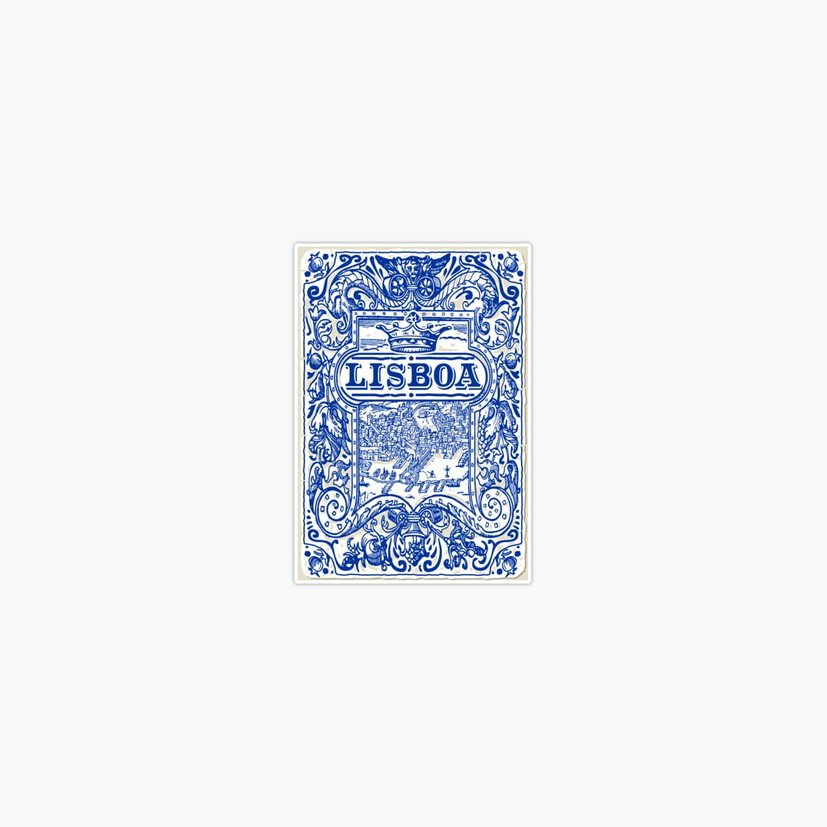 DOPASTICKER Azulejo Lisbon Azulejos Lisboa Sticker, Phone Sticker Car ...