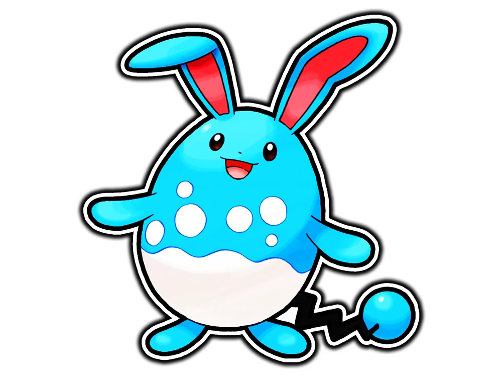 DOPASTICKER Azumarill Sticker Decal Phone Decal Water Bottle Stickers ...