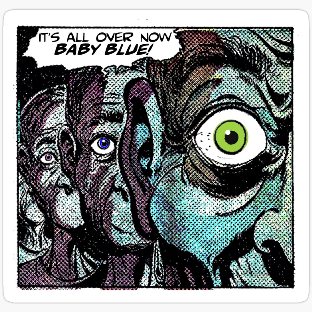 DOPASTICKER Baby Blue Perfect Sticker Gift Everyone Phone Decal Water ...