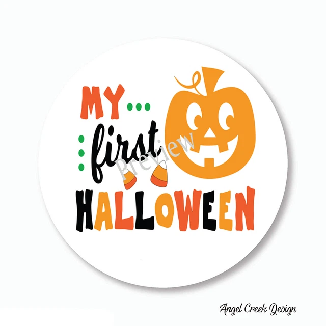 DOPASTICKER Baby Favor My First Hal.Low.Een Stickers Scrapbook Stickers ...