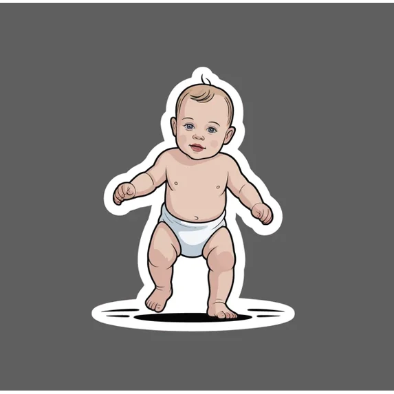 DOPASTICKER Baby First Steps Sticker Toddler Babies Life Cute Family ...