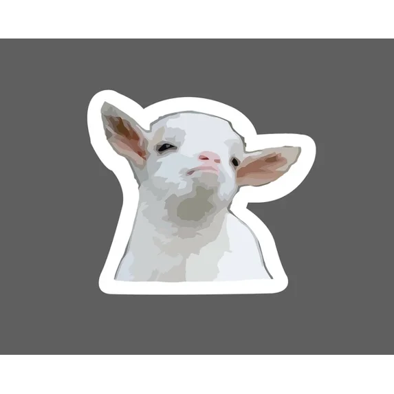 DOPASTICKER Baby Goat Stickermile Cute Animal Farm Sticker Phone ...