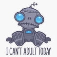 DOPASTICKER Baby Robot I Cant Today Sticker, Phone Sticker Car Sticker ...