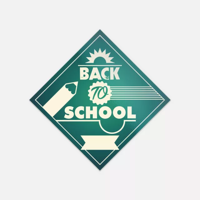 DOPASTICKER Back To School Education Sun Rubber Sticker Decal Phone ...