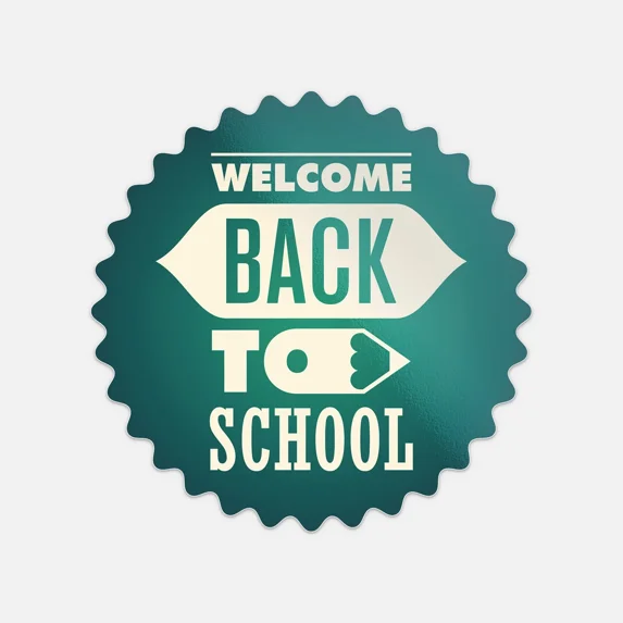 DOPASTICKER Back To School Welcome Education Rubber Sticker, Best ...