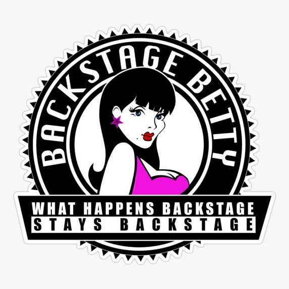 DOPASTICKER Backstage Betty Sticker, Phone Sticker Water Bottle Sticker ...