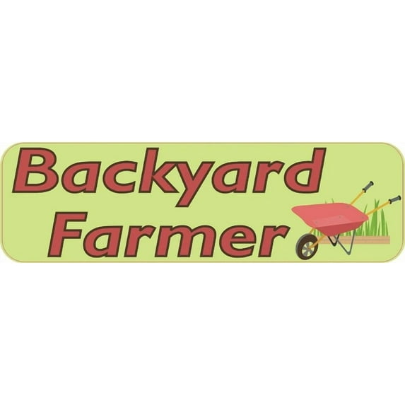 DOPASTICKER Backyard Farmer Stickers Car Sticker Phone Sticker, Latop ...