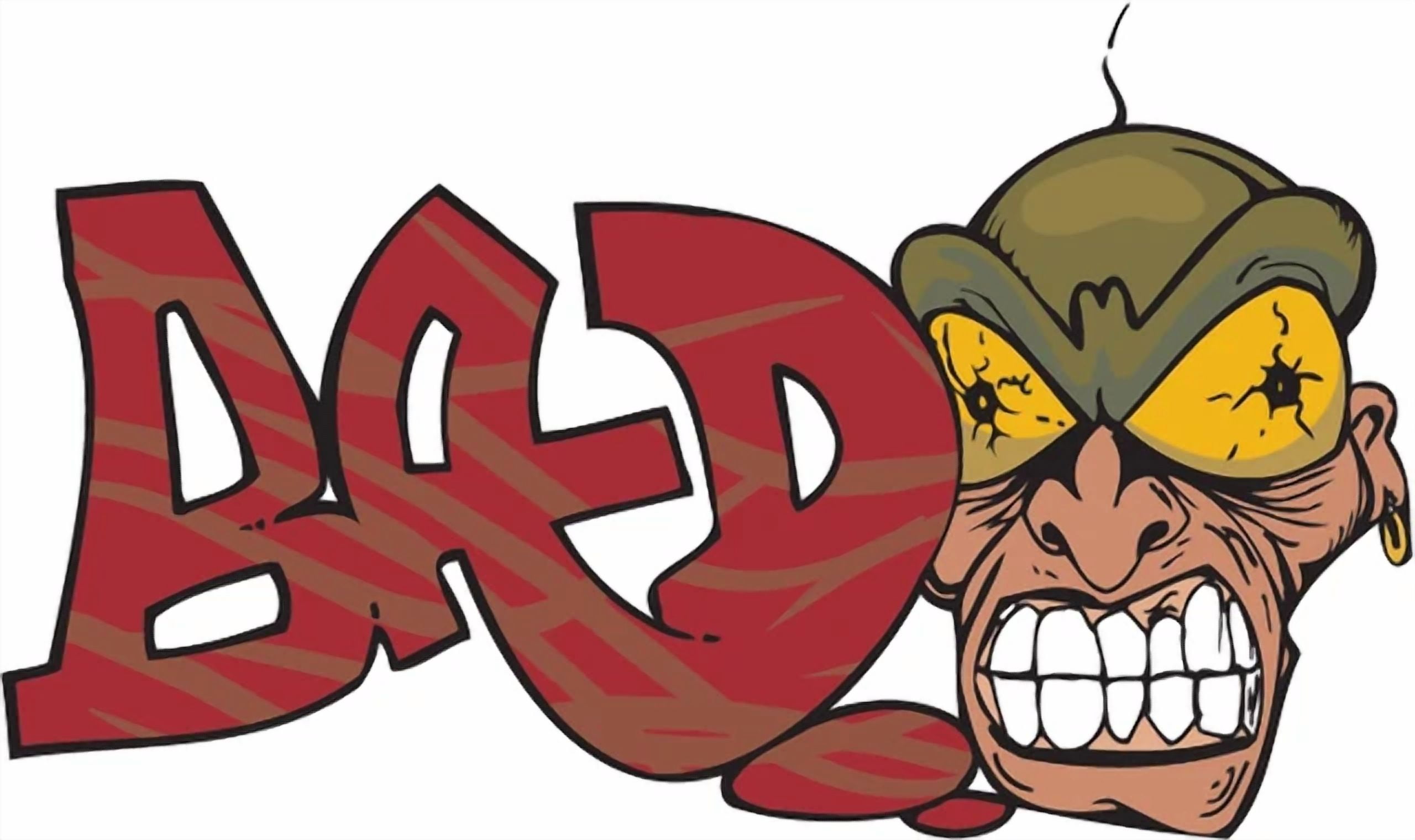 DOPASTICKER Bad Crazy Man Cartoon Sticker Decal Phone Decal Water ...