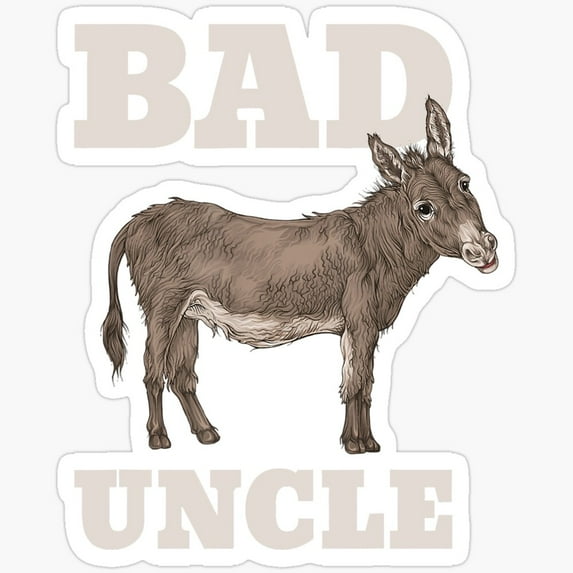 DOPASTICKER Bad Uncle Pun Cool Sticker Phone Decal Water Bottle ...