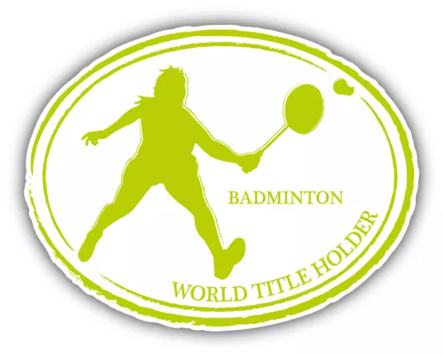 DOPASTICKER Badminton Sport Retro Passport Car Sticker Phone Decal ...