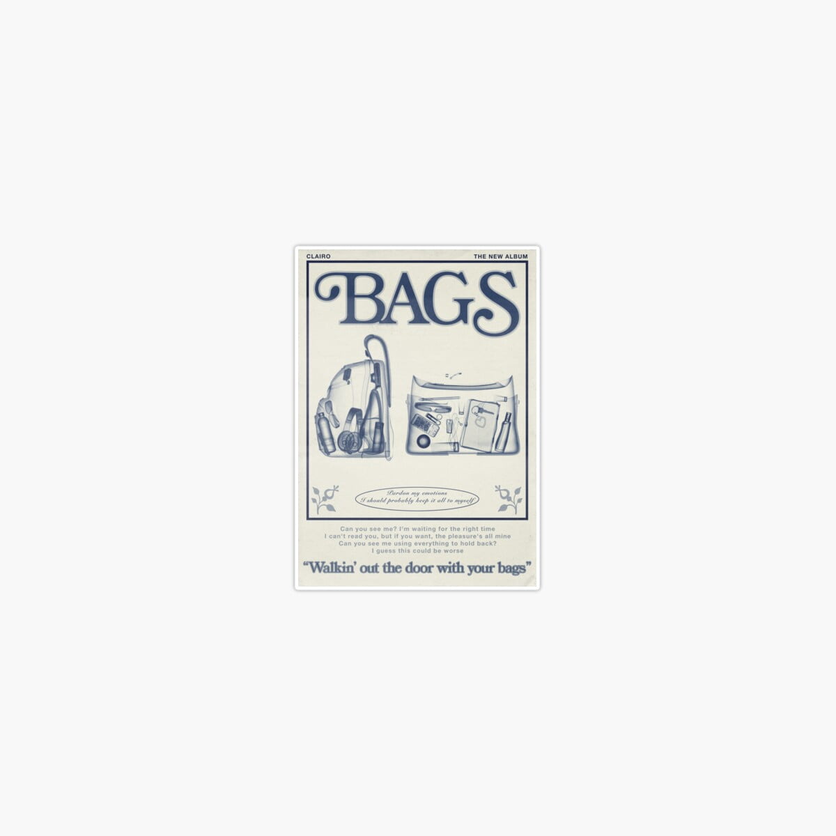 DOPASTICKER Bags Clairo Sling Sticker, Phone Sticker Water Bottle ...