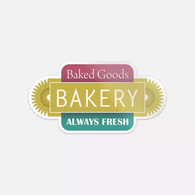 DOPASTICKER Baked Good Bakery Food Sticker Phone Decal Water Bottle ...