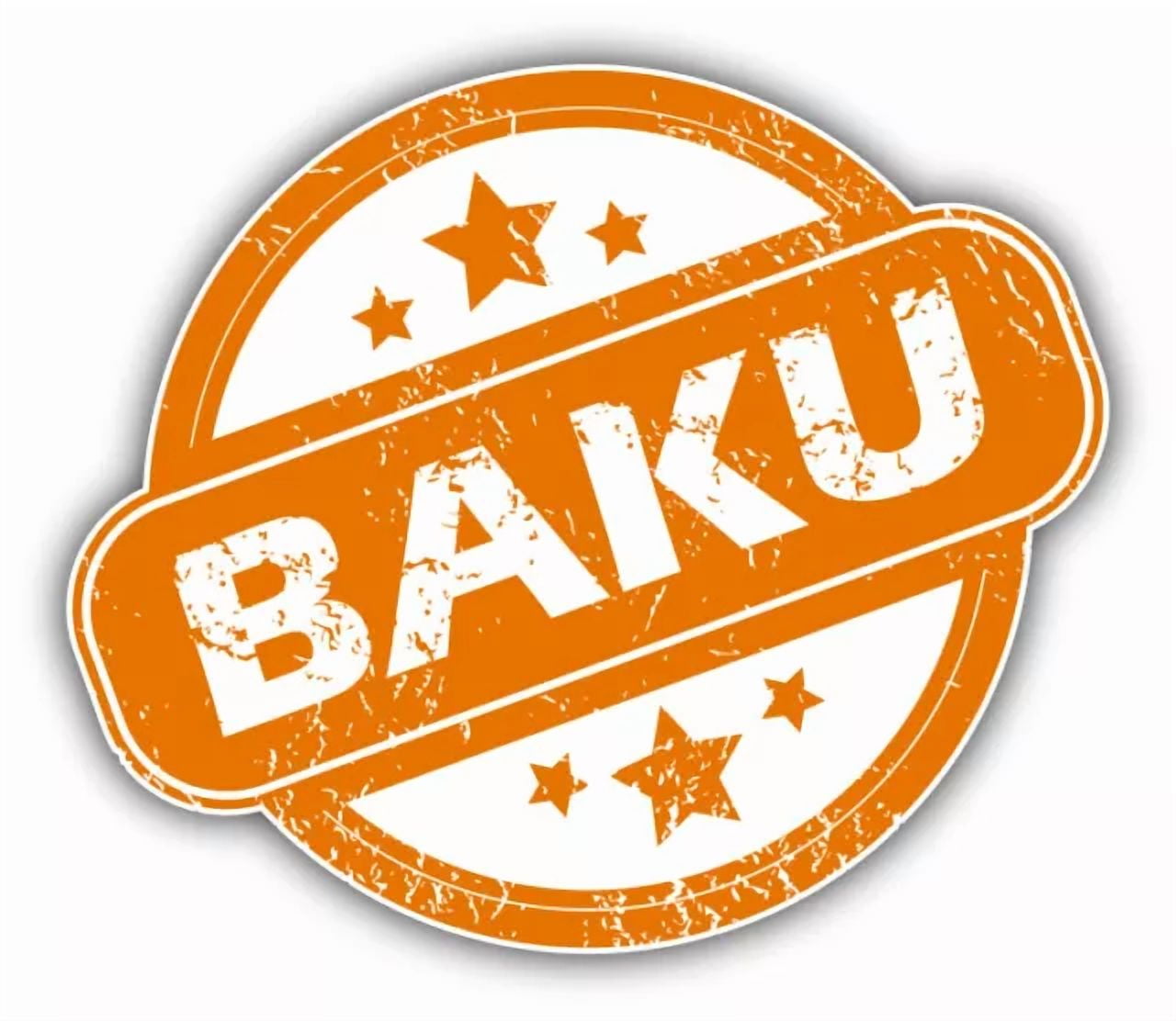DOPASTICKER Baku Grunge Rubber Sticker Decal Phone Decal Water Bottle ...