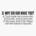 DOPASTICKER Baltimore Catechism: Why Did God Make You? Sticker, Phone ...