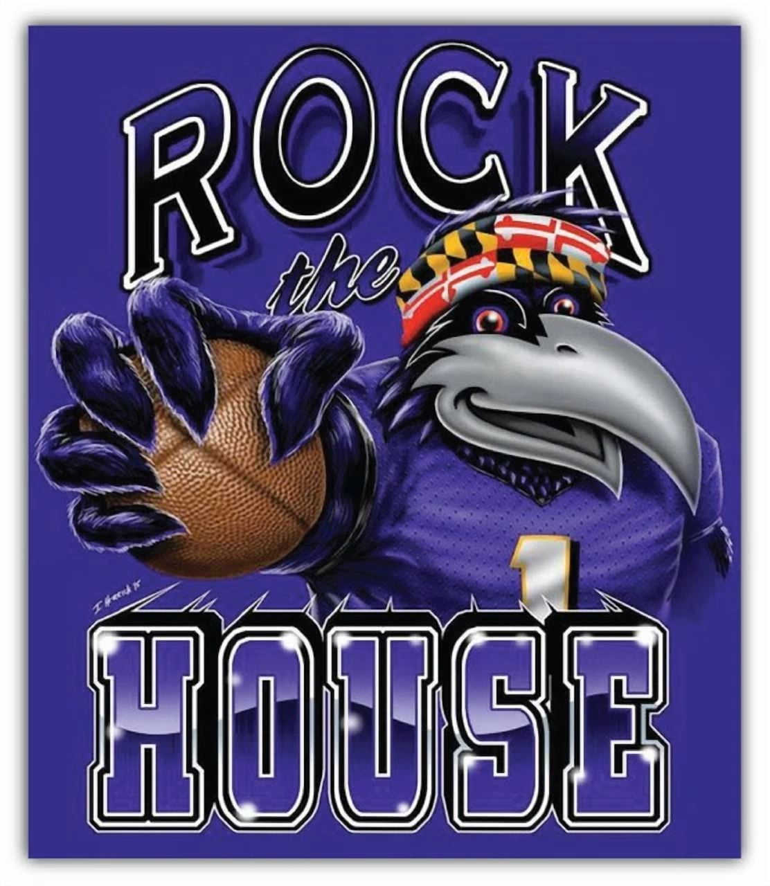DOPASTICKER Baltimore Ravens Rock The House Sticker Decal Phone Decal ...