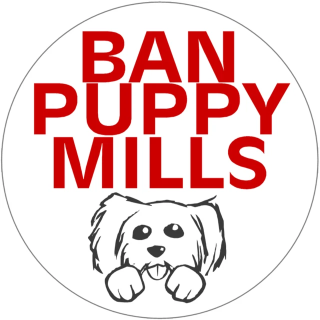 DOPASTICKER Ban Puppy Mills, Adopt Rescue Shelter Sticker Phone Decal ...