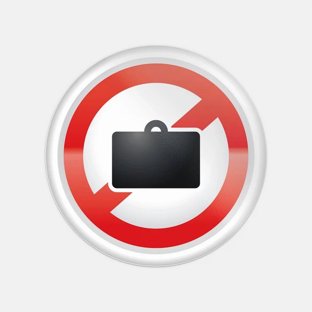 DOPASTICKER Ban Stop Sign No Bag Sticker Decal Phone Decal Water Bottle ...