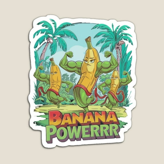 DOPASTICKER Banana Power - Banana Store - I'M Banana - Go Bananas ...