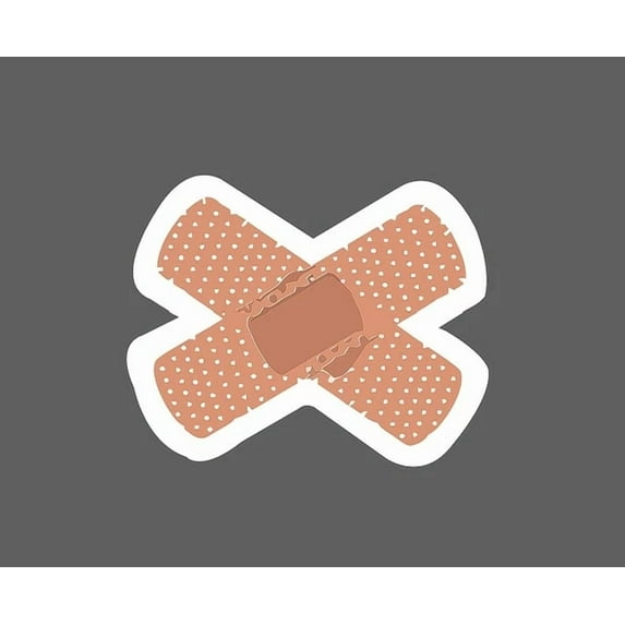 DOPASTICKER Bandage Sticker X Healing Wound Damage Gift Sticker Phone ...