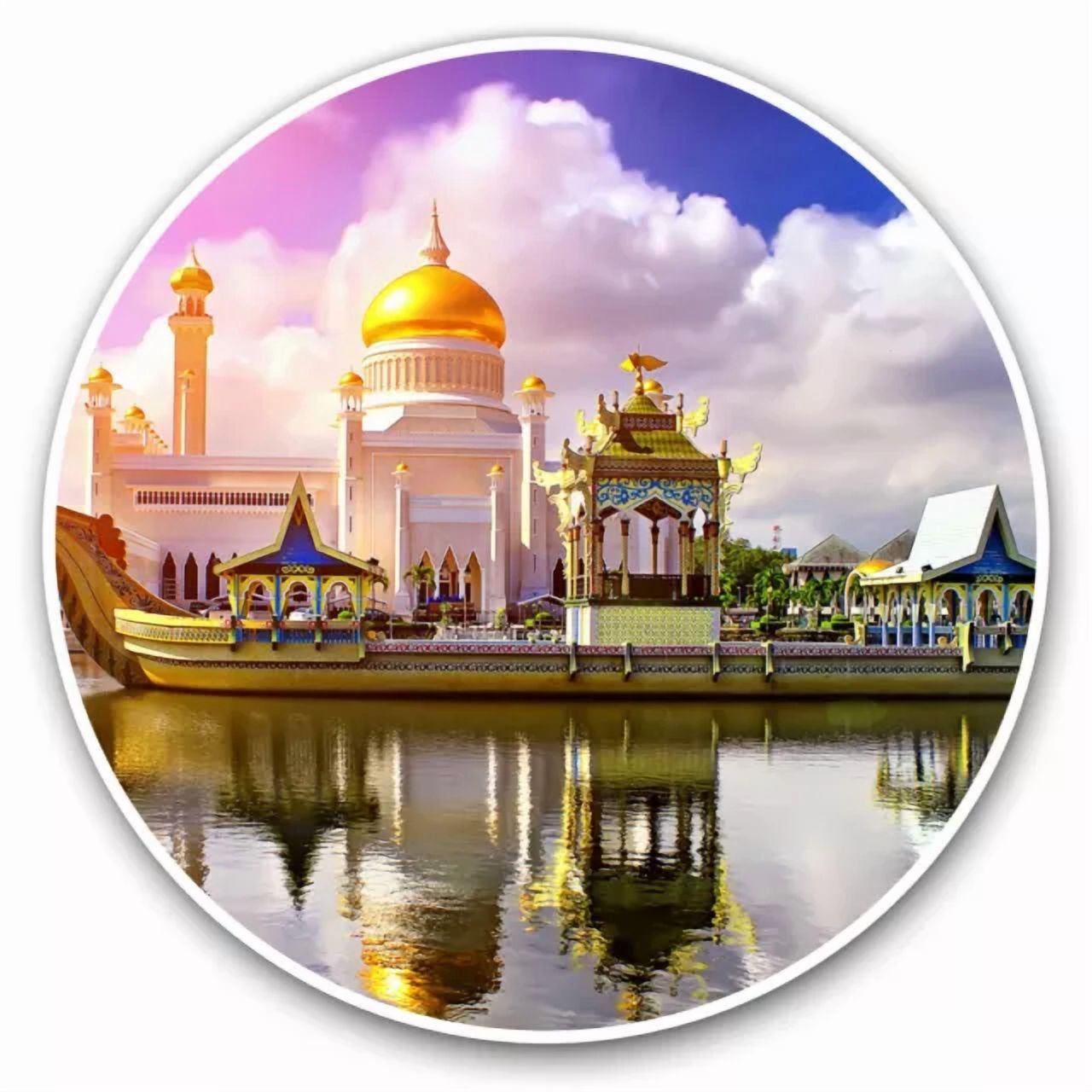 DOPASTICKER Bandar Seri Begawan Brunei Cool Gift Decorative Laptop ...