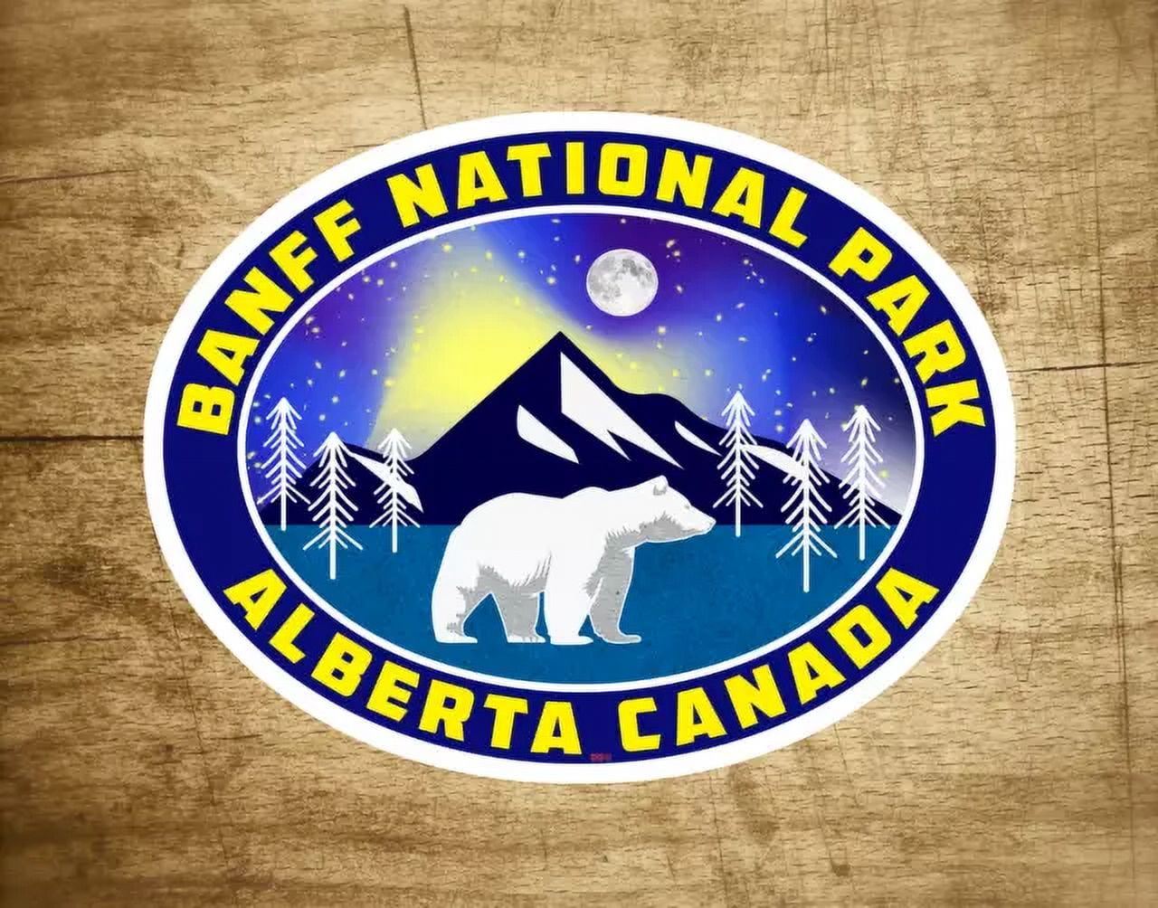 DOPASTICKER Banff National Park Sticker Cana.Da Bear Alberta Laptop ...