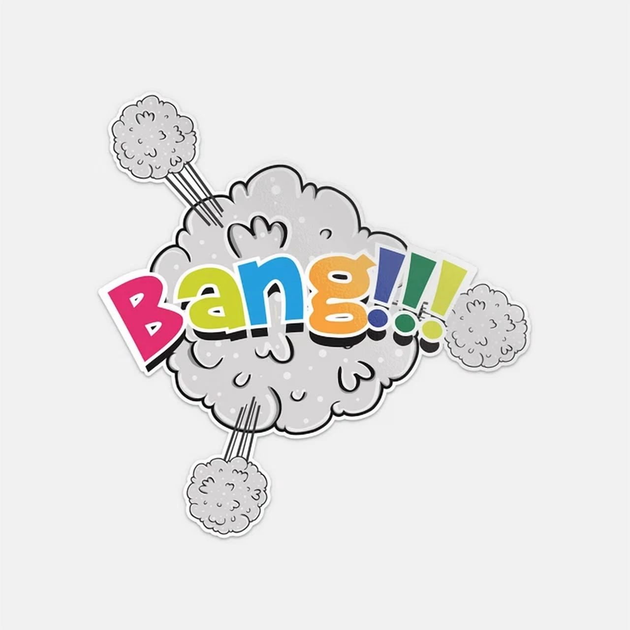 DOPASTICKER Bang Speech Bubble Cloud Comic Book Sticker Decal Phone ...