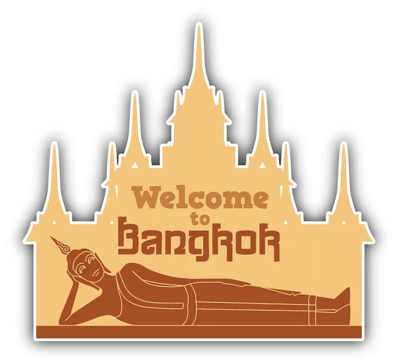 DOPASTICKER Bangkok City Thailand Sticker Decal Phone Decal Water ...