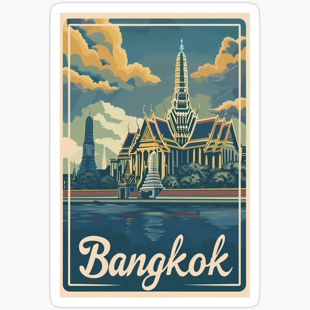 DOPASTICKER Bangkok Eternal: Illustrated Memories Sticker Phone Sticker ...