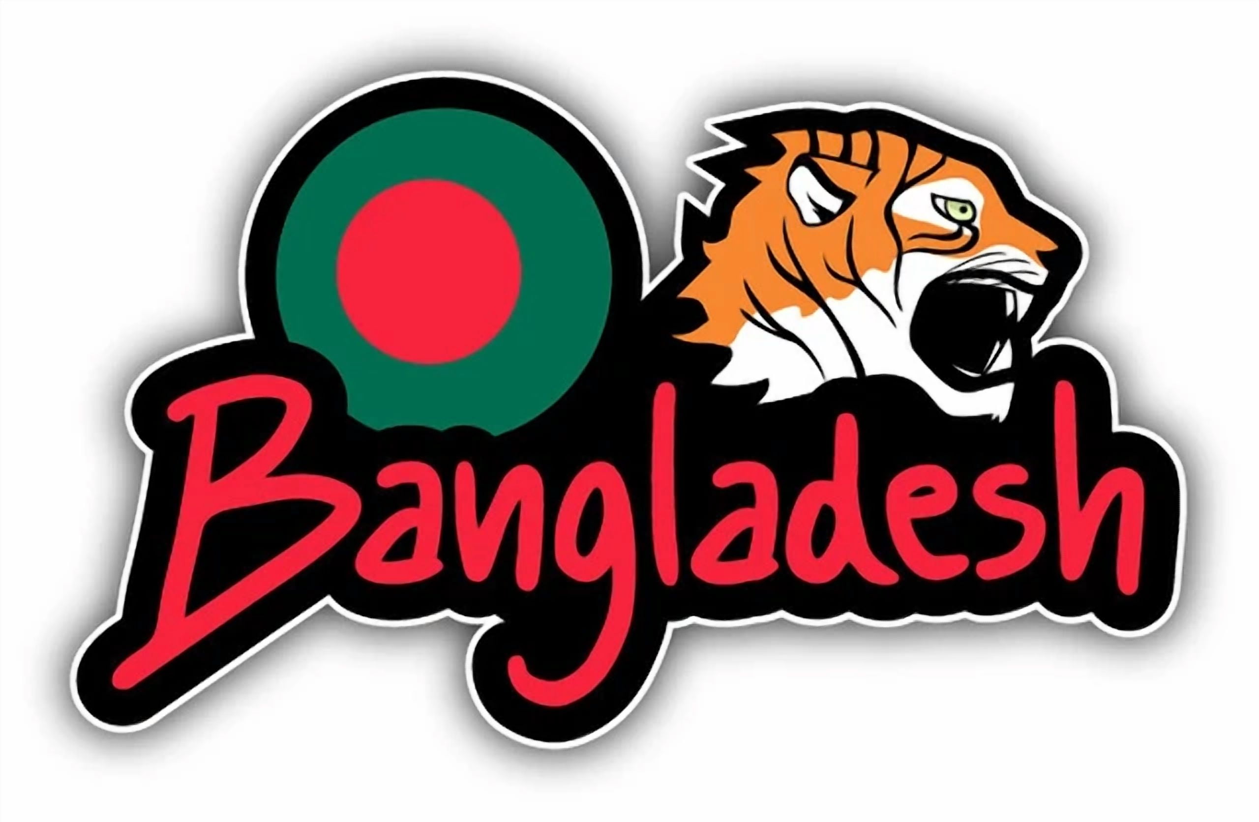 DOPASTICKER Bangladesh Tiger Sticker Decal Phone Decal Water Bottle ...