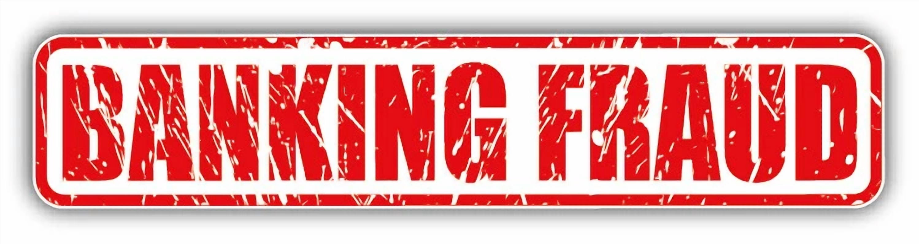 DOPASTICKER Banking Fraud Car Bumper Sticker Decal Gift You ...
