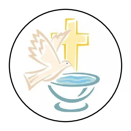 DOPASTICKER Baptism Communion Christening Stickers Cross Phone Decal ...