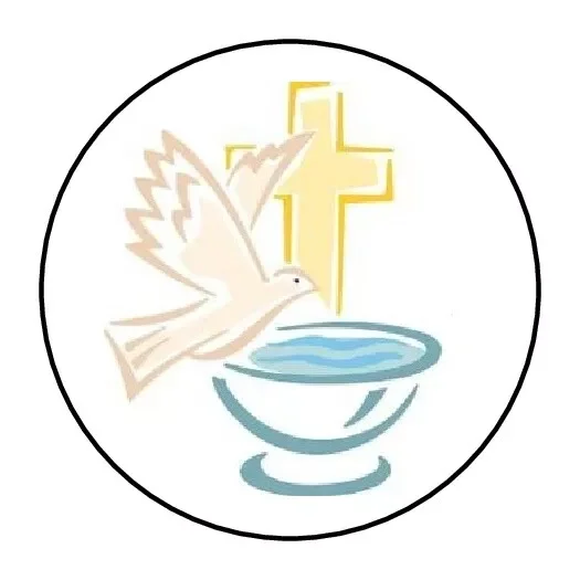 DOPASTICKER Baptism Communion Christening Stickers Cross Phone Decal ...