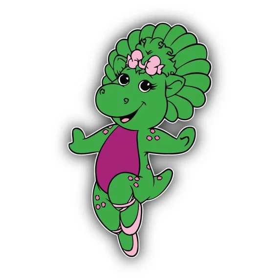 DOPASTICKER Barney Cartoon Baby Bop Sticker Decal Phone Decal Water ...