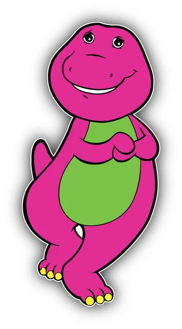 DOPASTICKER Barney Cartoon Sticker Decal Phone Decal Water Bottle ...