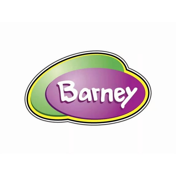 DOPASTICKER Barney Logo Decorative Laptop, Phone Stickers, Waterproof ...