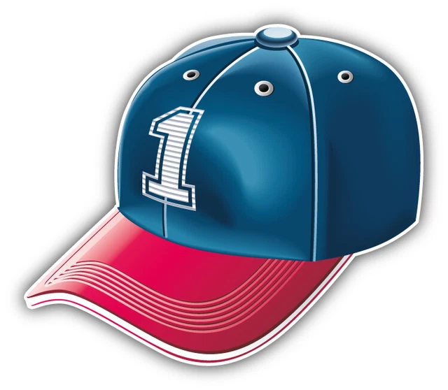 DOPASTICKER Baseball Cap Car Sticker Phone Decal Water Bottle Stickers ...