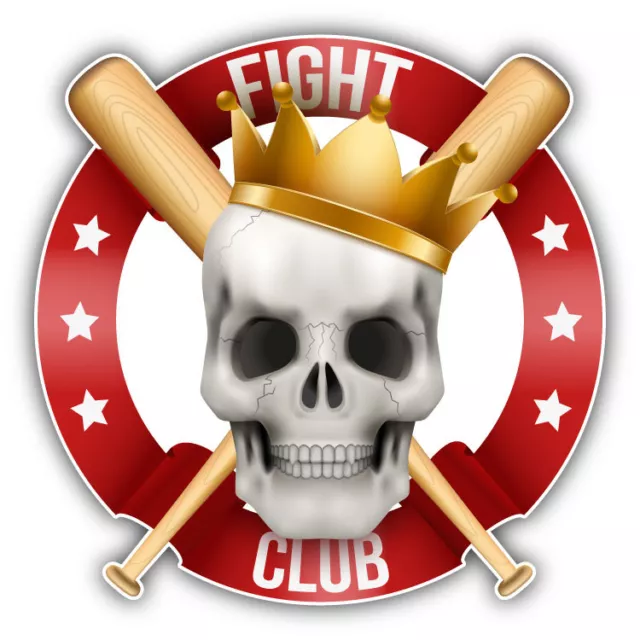 DOPASTICKER Baseball Fight Club Skull Sport Sticker Decal Phone Decal ...