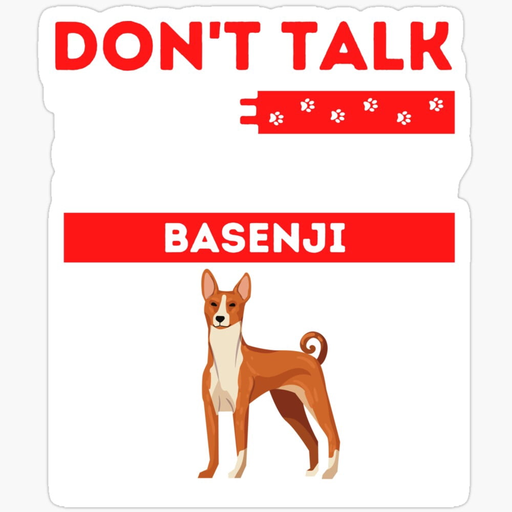 DOPASTICKER Basenji Gift Lovers, Gift Basenji Dogs Lovers Sticker Phone ...