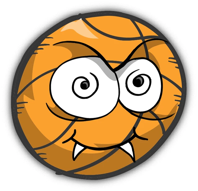 DOPASTICKER Basketball Ball Crazy Insane Sport Sticker Decal Phone ...