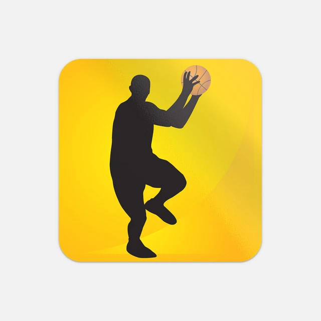 DOPASTICKER Basketball Jump Sport Icon Sticker Decal Phone Decal Water ...