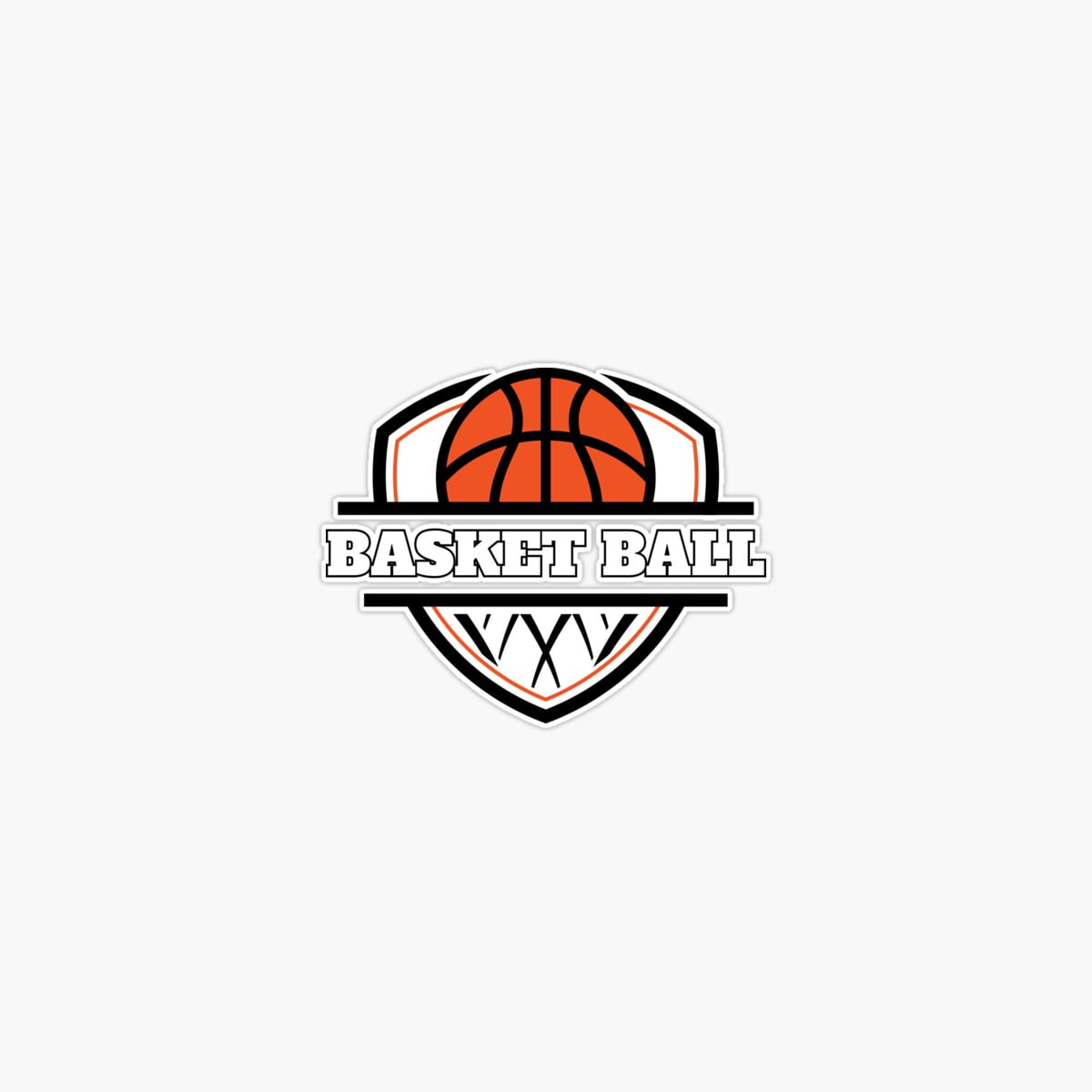 DOPASTICKER Basketball Team Logo Sticker, Phone Sticker Car Stickers ...