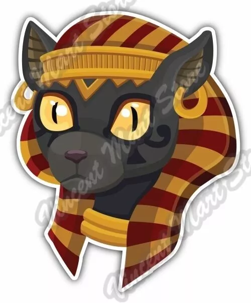 DOPASTICKER Bastet Goddess Cat Protection Egypt God Car Sticker Decal ...