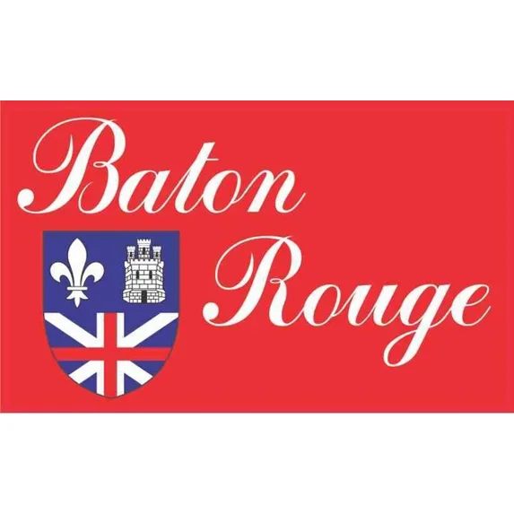DOPASTICKER Baton Rouge Flag Sticker State Car Truck Louisiana Sticker ...