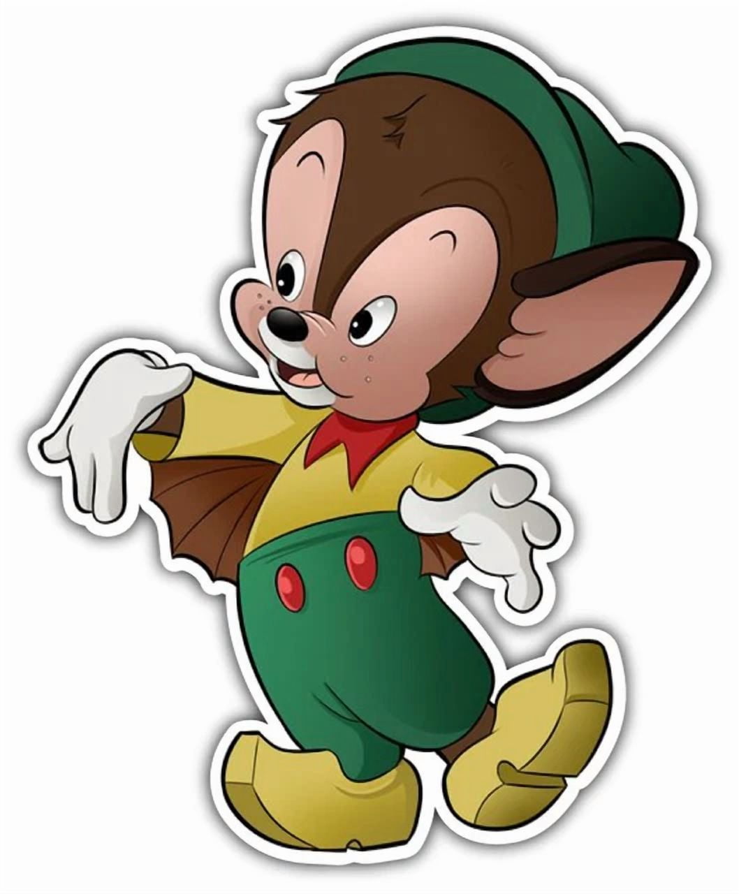 DOPASTICKER Batty Cartoon Sticker Decal Phone Decal Water Bottle ...