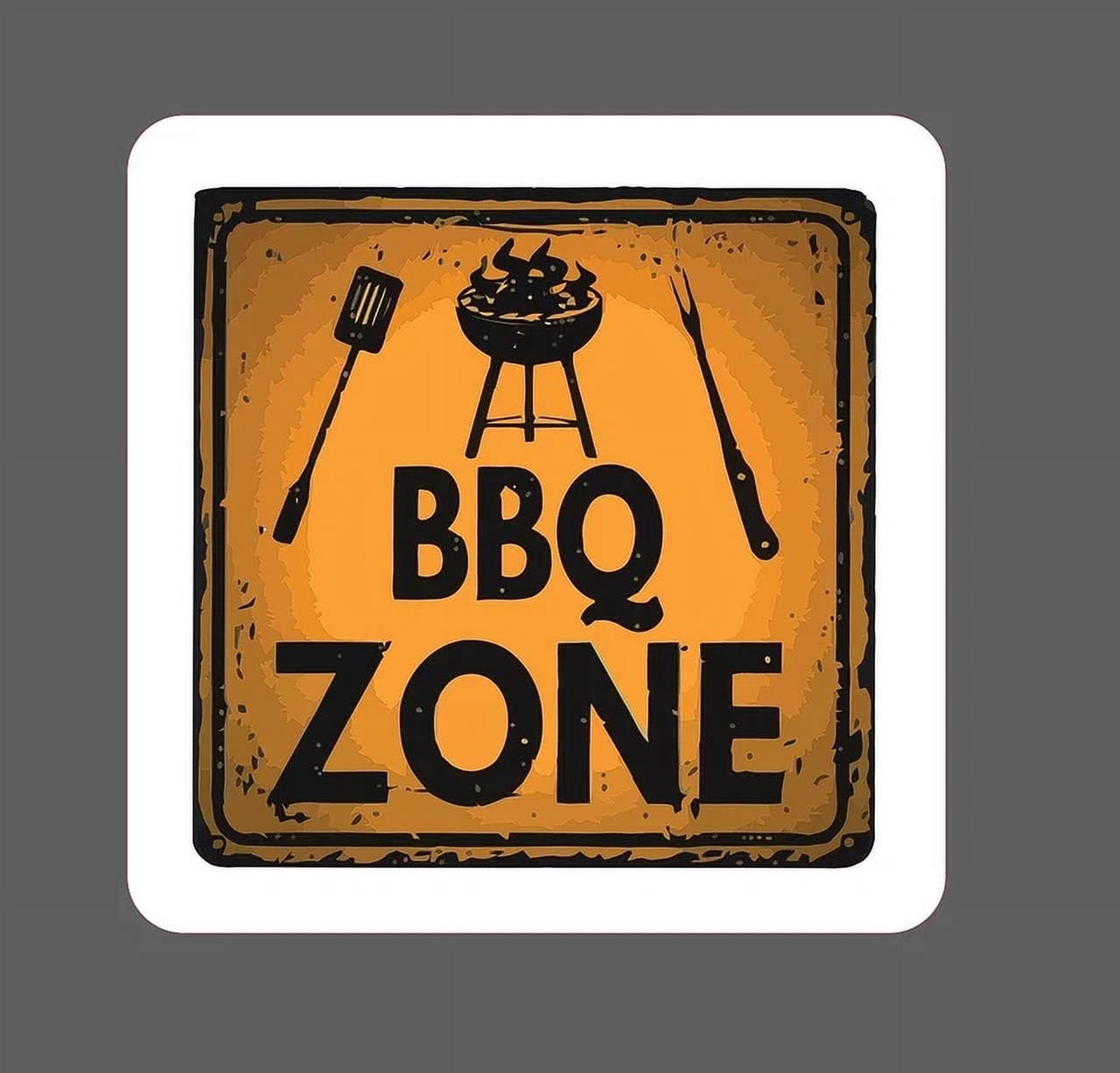 DOPASTICKER Bbq Zone Sticker Cookout Sticker Phone Sticker, Latop ...